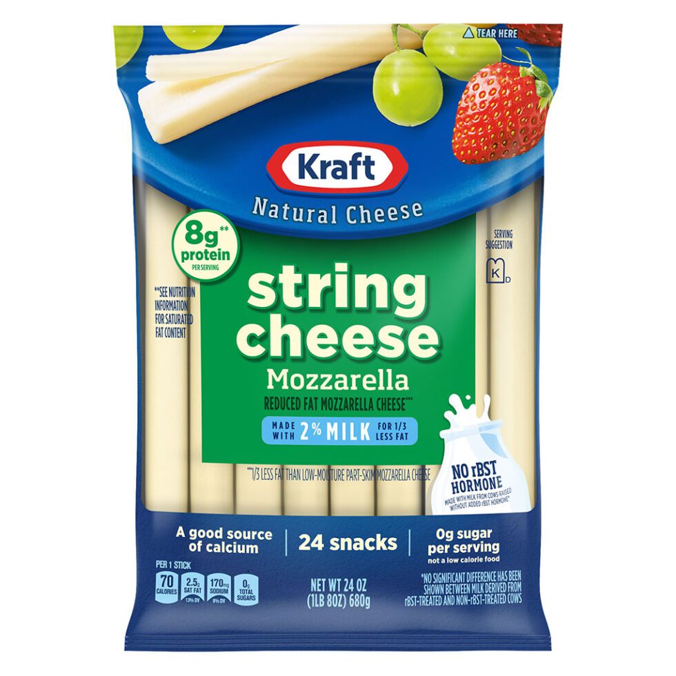 Mozzarella Reduced Fat - Kraft Natural Cheese