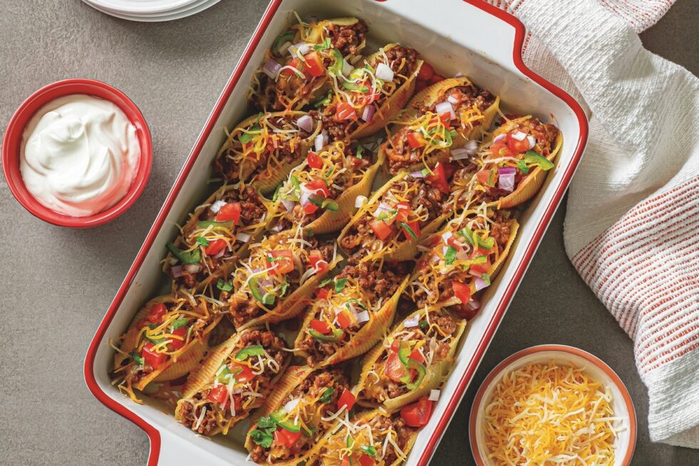 Taco Stuffed Shells - Kraft Natural Cheese