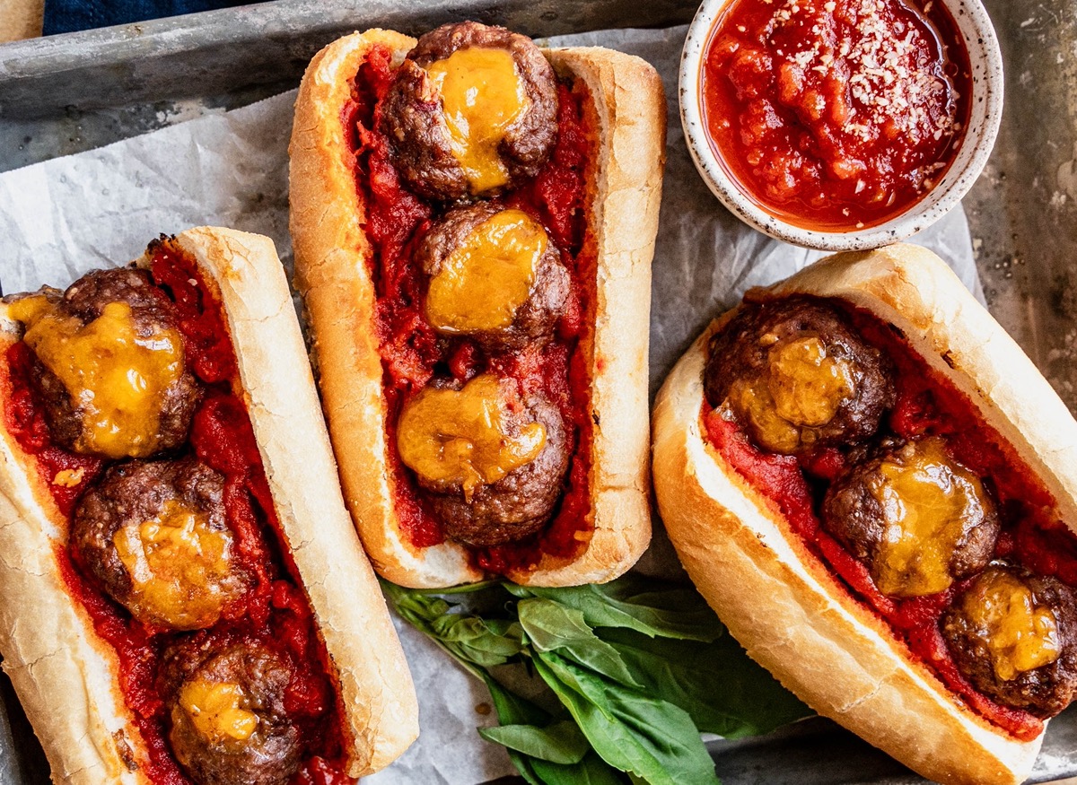 Cheese Stuffed Meatball Subs - Kraft Natural Cheese