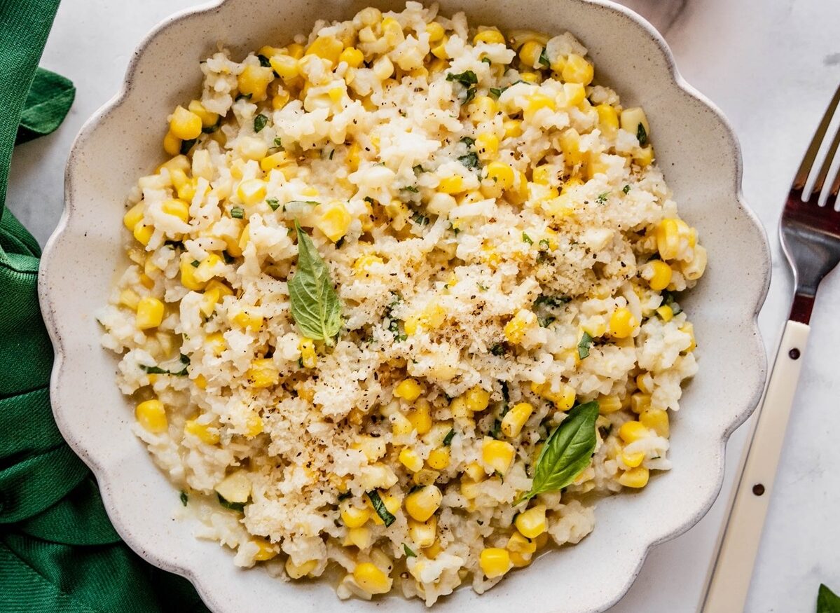 Sweet Corn Risotto - Kraft Natural Cheese