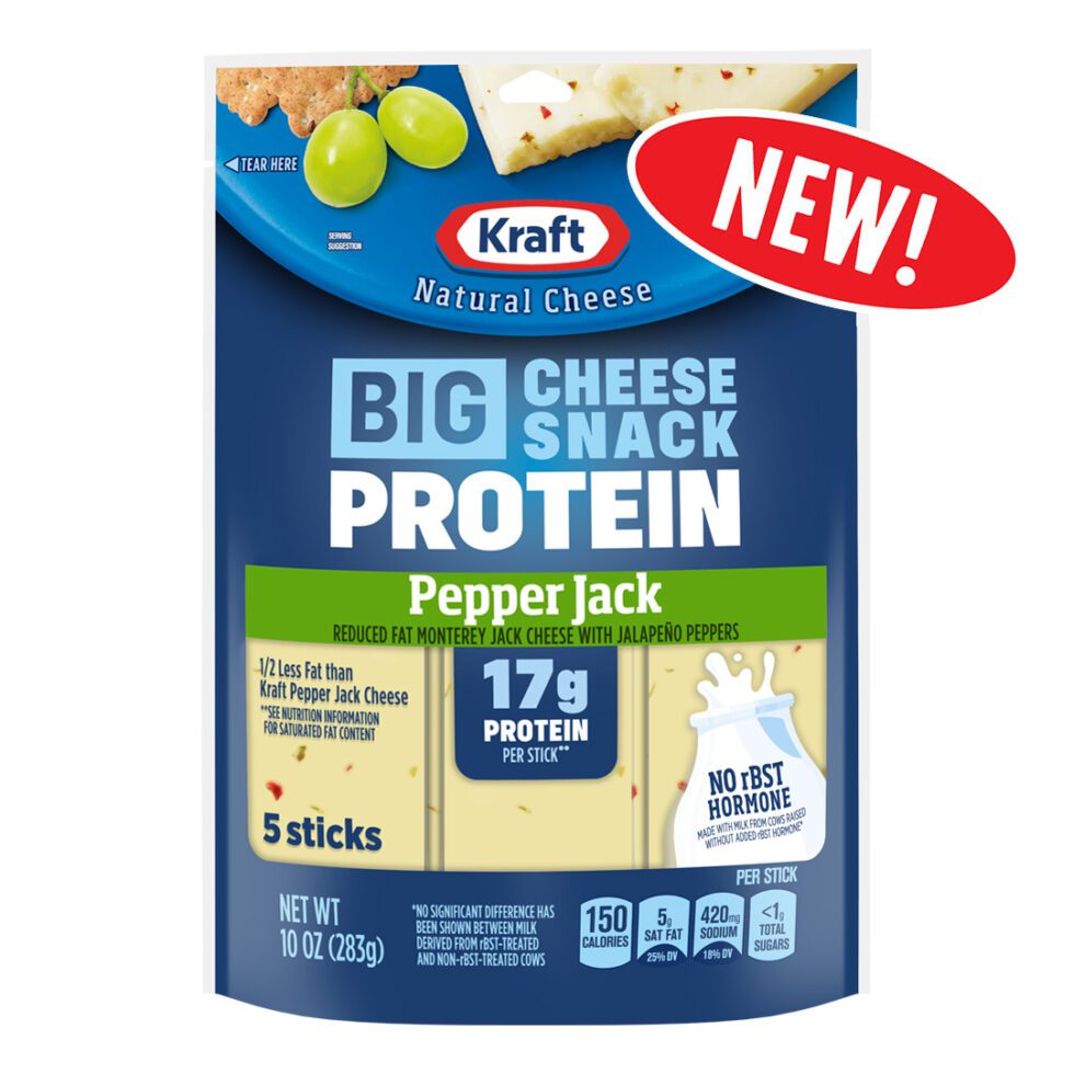 Pepper Jack (Big Cheese Snack Protein) - Kraft Natural Cheese