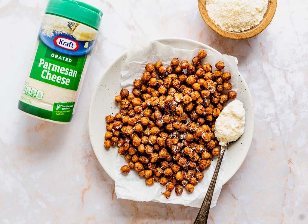 Parmesan Roasted Chickpeas - Kraft Natural Cheese