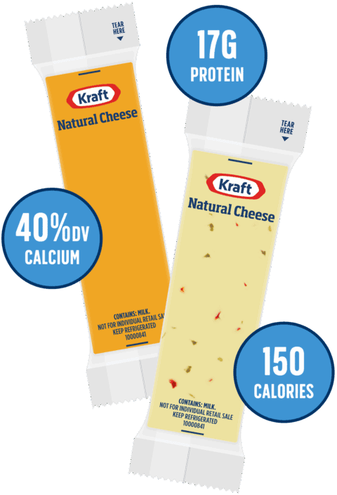 Protein - Big Cheese Snack - Kraft Natural Cheese